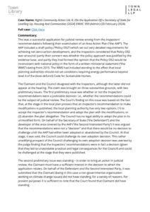 [2024] EWHC 359 (Admin) (20 February 2024) - Town Legal