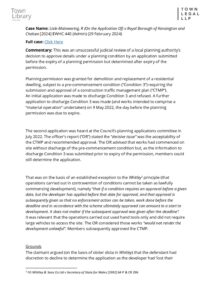 [2024] EWHC 440 (Admin) (29 February 2024) - Town Legal